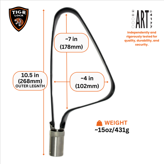 TIGR Lock Lightweight Bike Locks & High-Security U-Locks